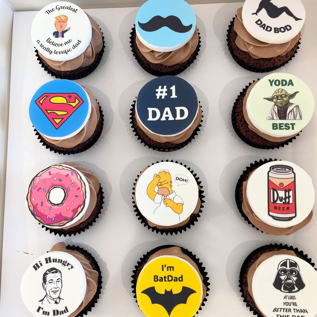 Father's Day Cupcakes - Box of 12