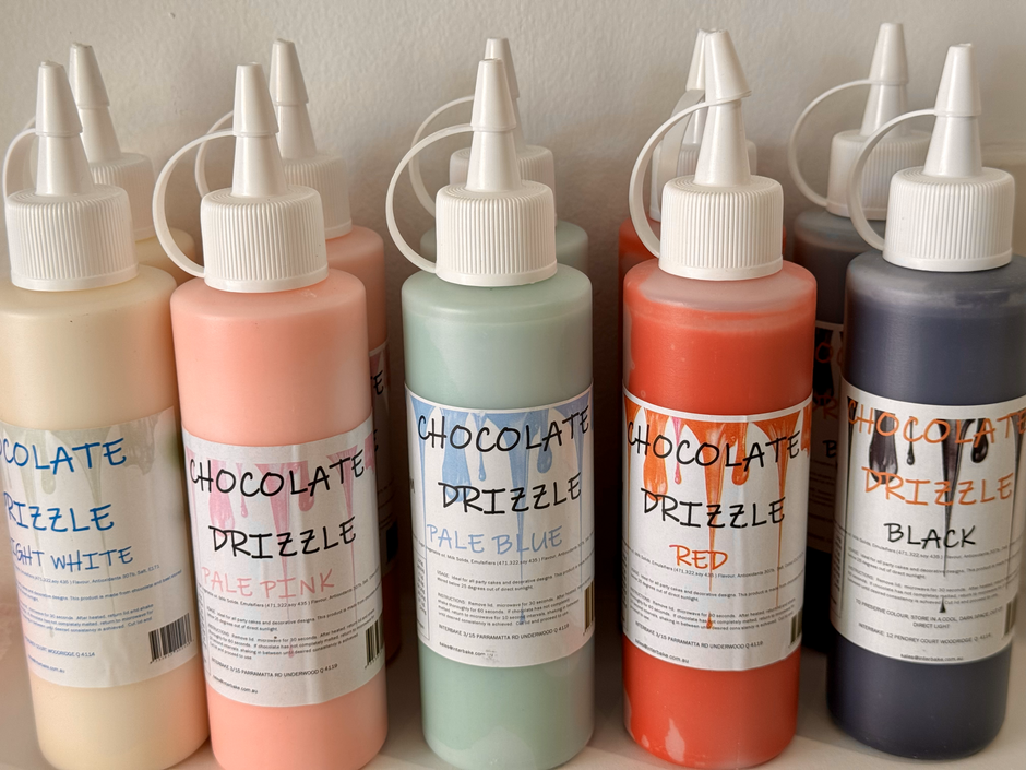 Chocolate drizzle drip - 250g - various colours