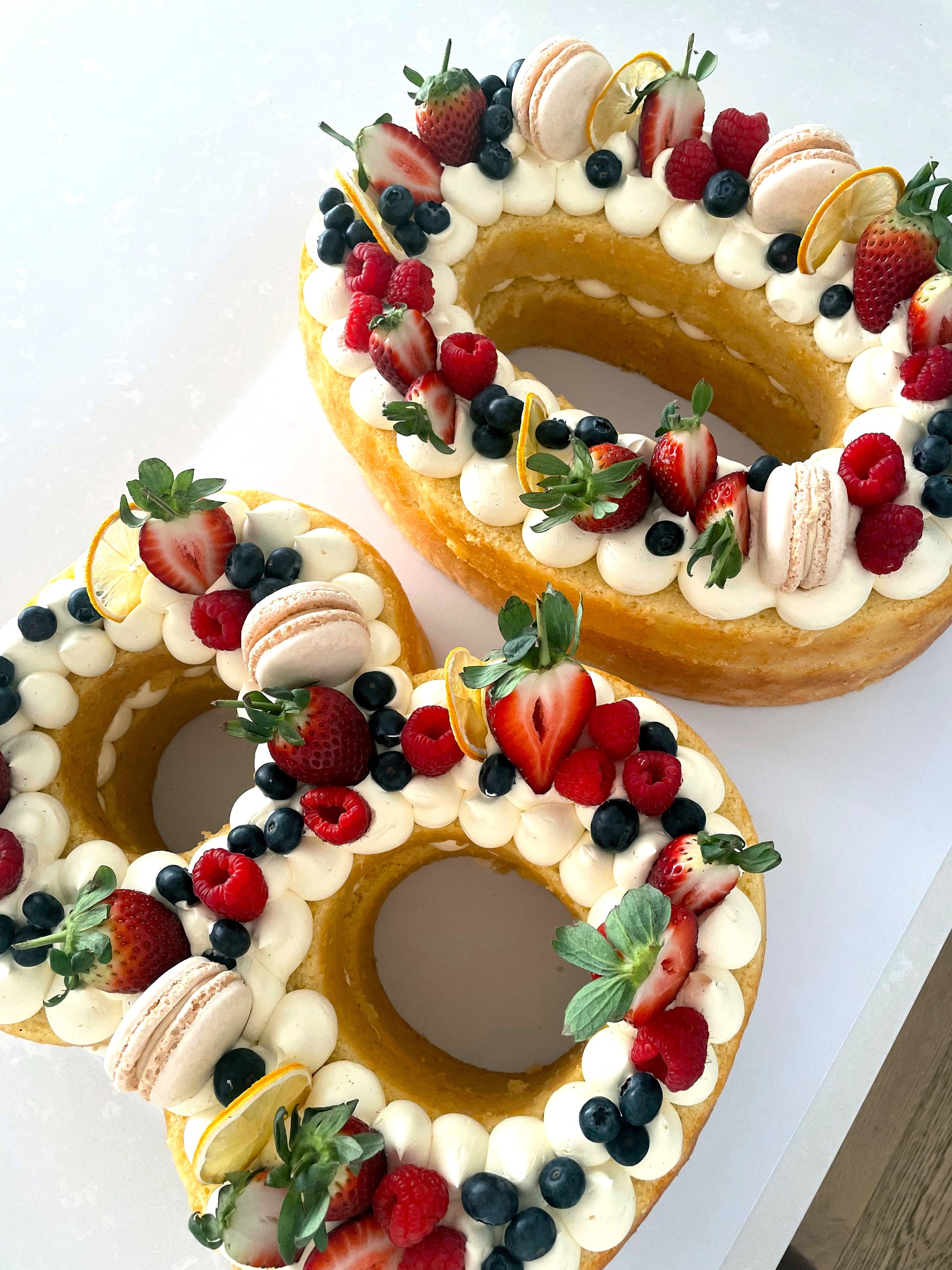 Letter & Number Cakes